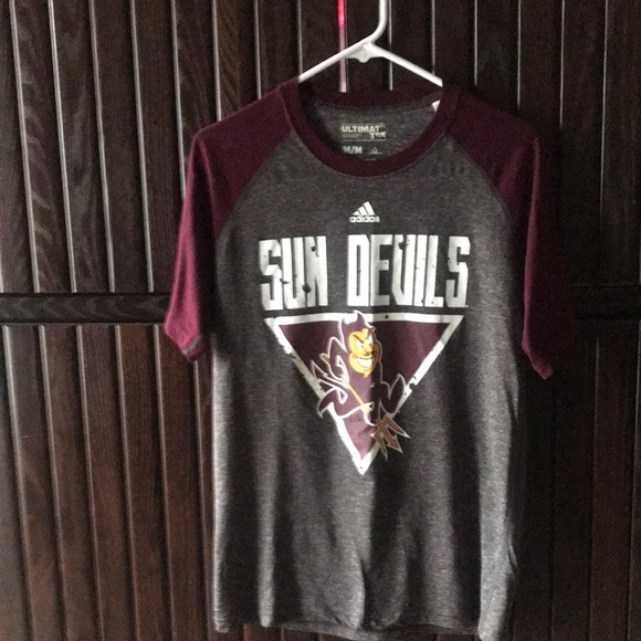 adidas | Shirts & Tops | Sun Devils T Shirt | Poshmark
